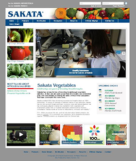 New web address for Sakata's vegetable line - Greenhouse Management