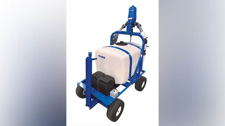 Dramm offers larger injection carts with agitation for Dosatron ...